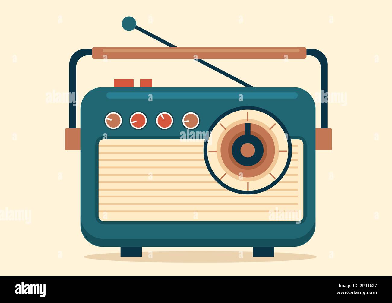 Retro Radio Player Style for Record, Old Receiver, Interviews Celebrity ...