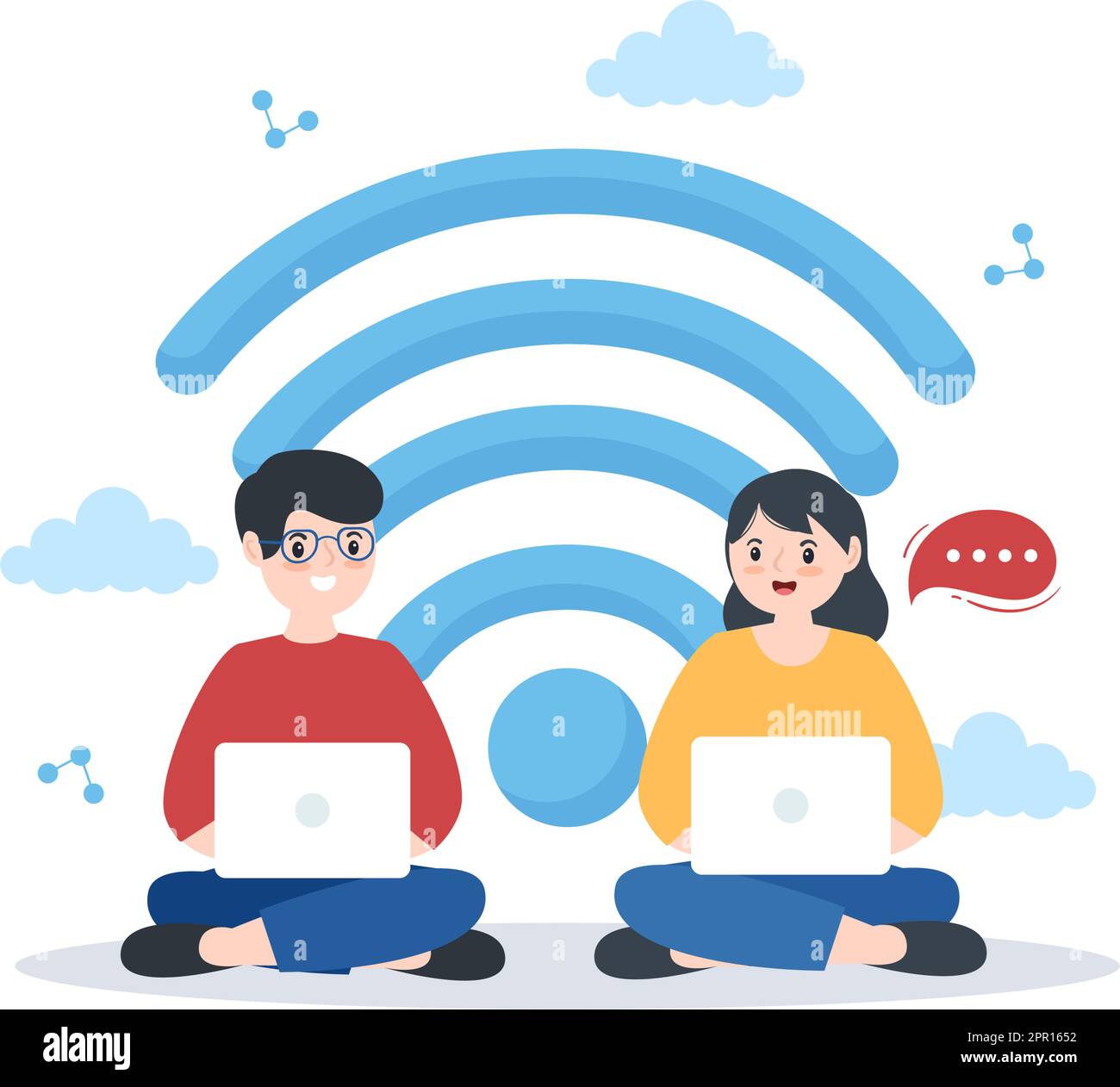 Intranet Internet Network Connection Technology to Share Confidential ...