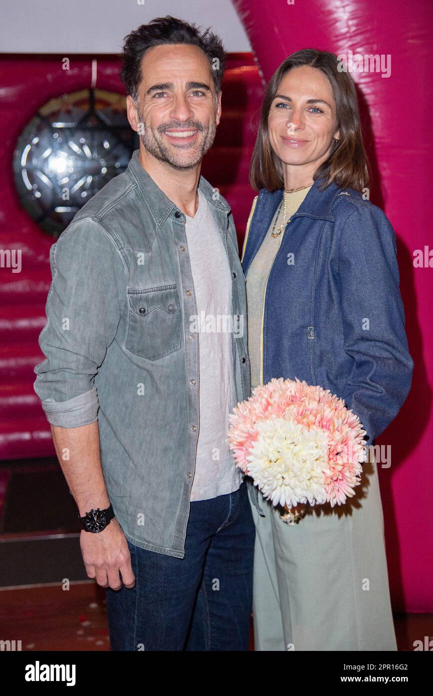 Paris, France. 25th Apr, 2023. Florent Peyre and Virginie Stref ...