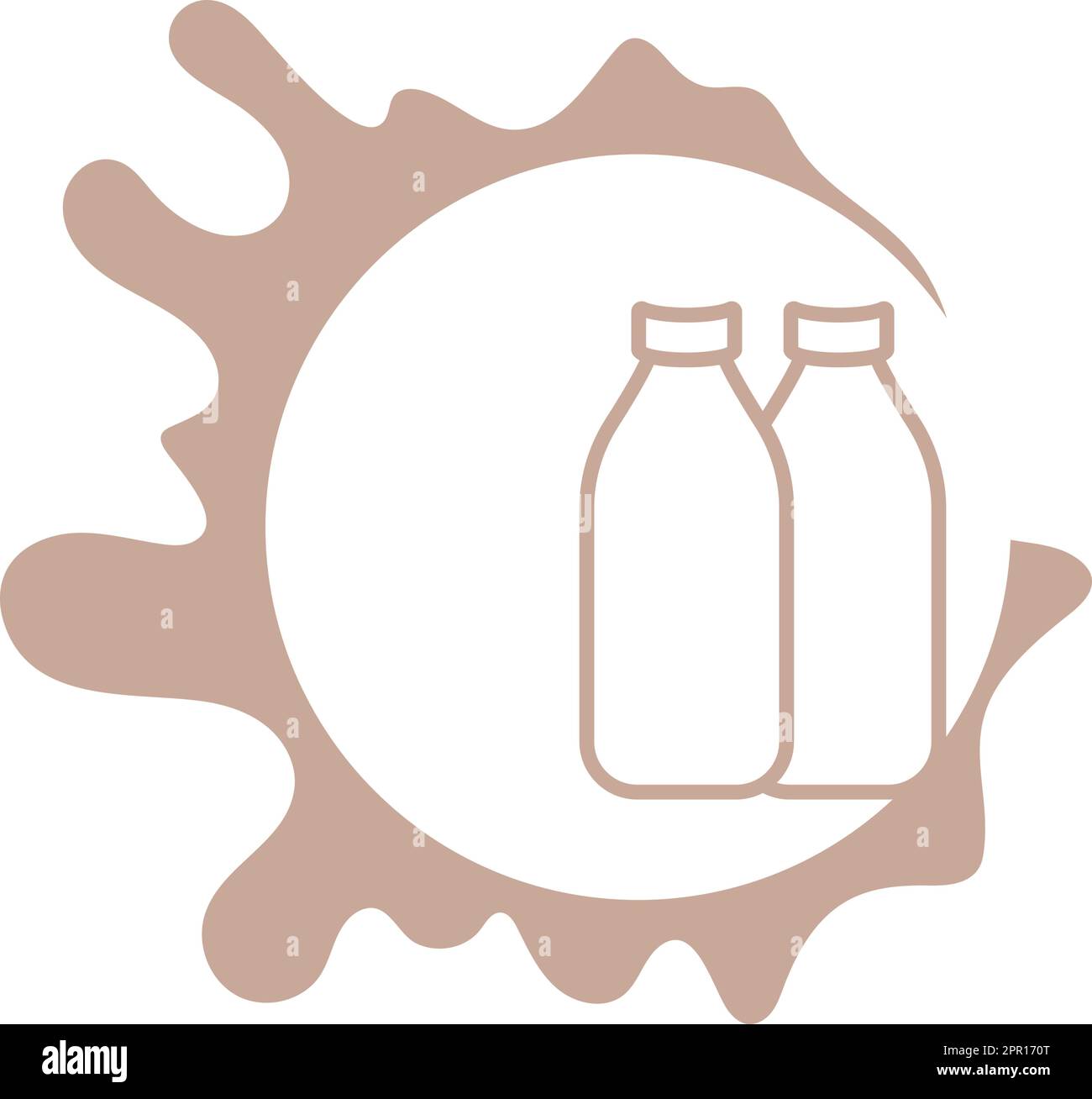 Fresh milk logo icon design Stock Vector Image & Art - Alamy