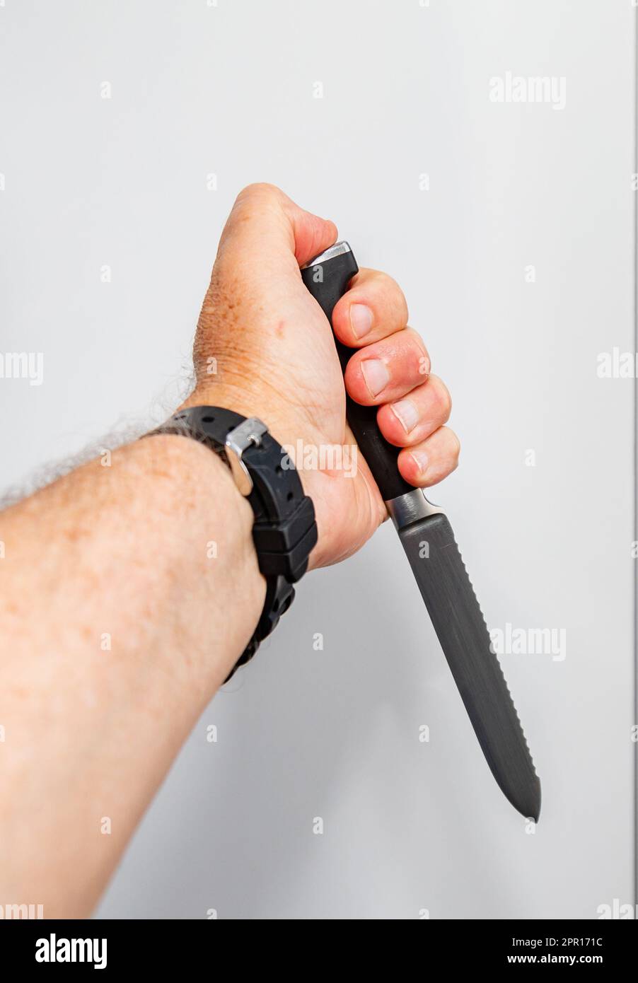 Hand with self defense tool hi-res stock photography and images - Alamy