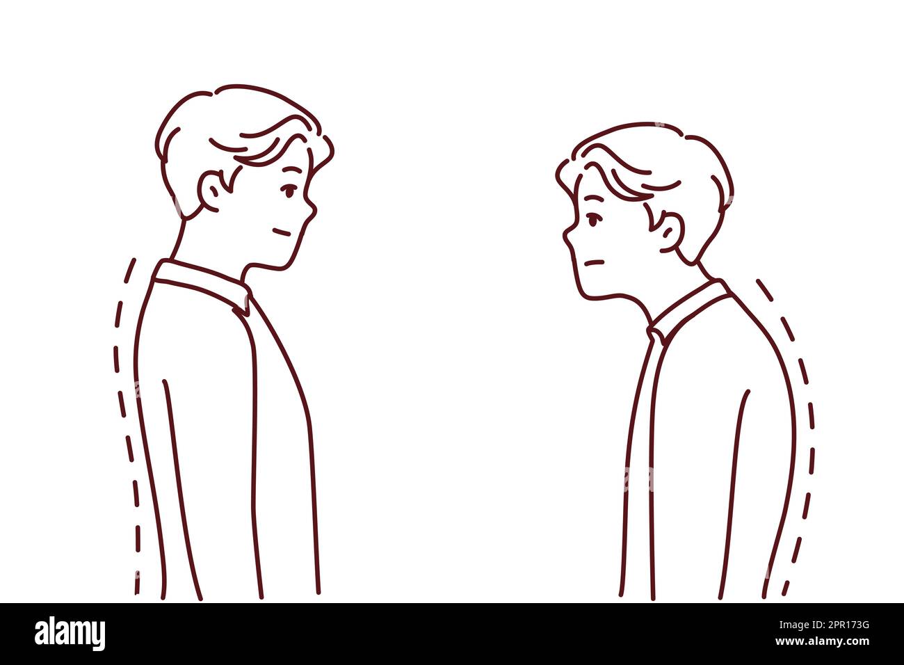 Back muscle drawing Stock Vector Images - Alamy