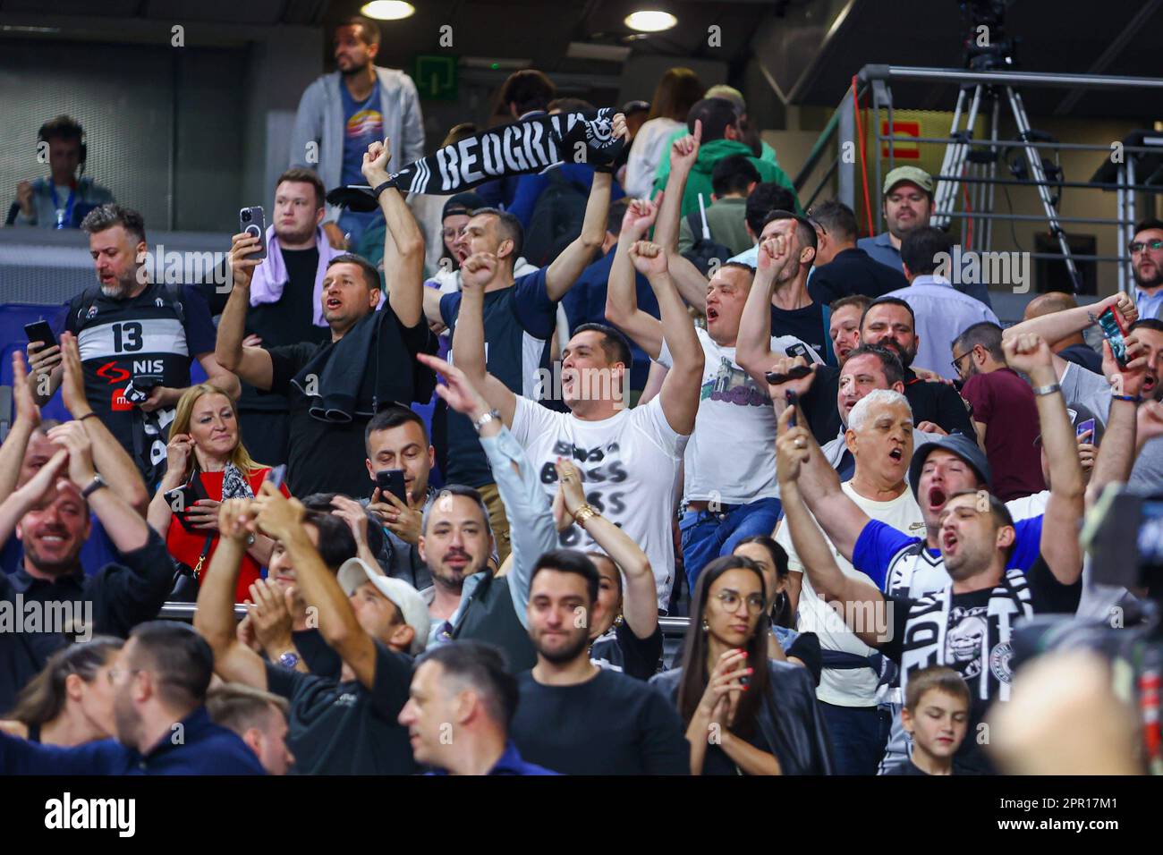 Real madrid basketball fans hi-res stock photography and images - Alamy