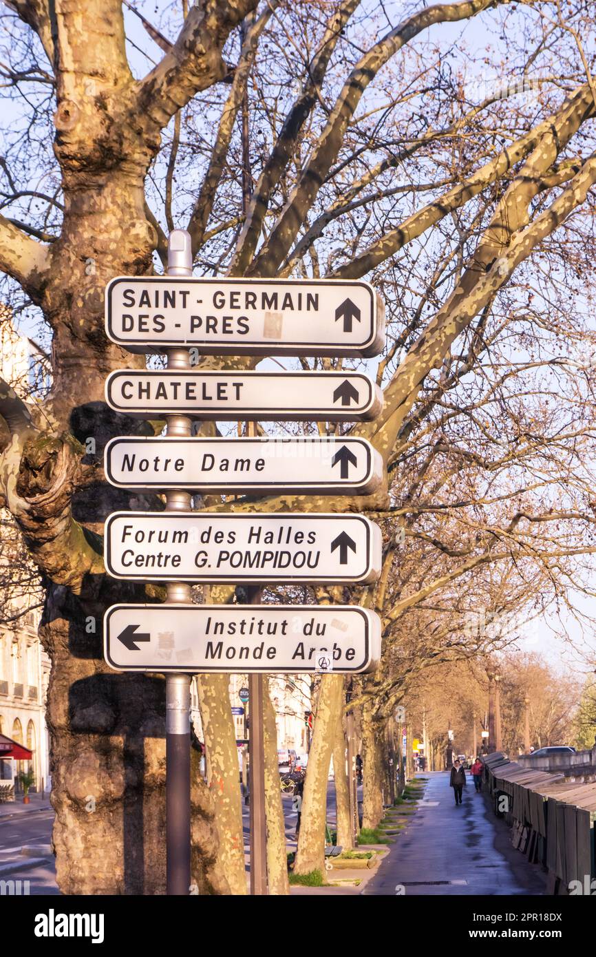 Street sign in Paris, France Stock Photo - Alamy