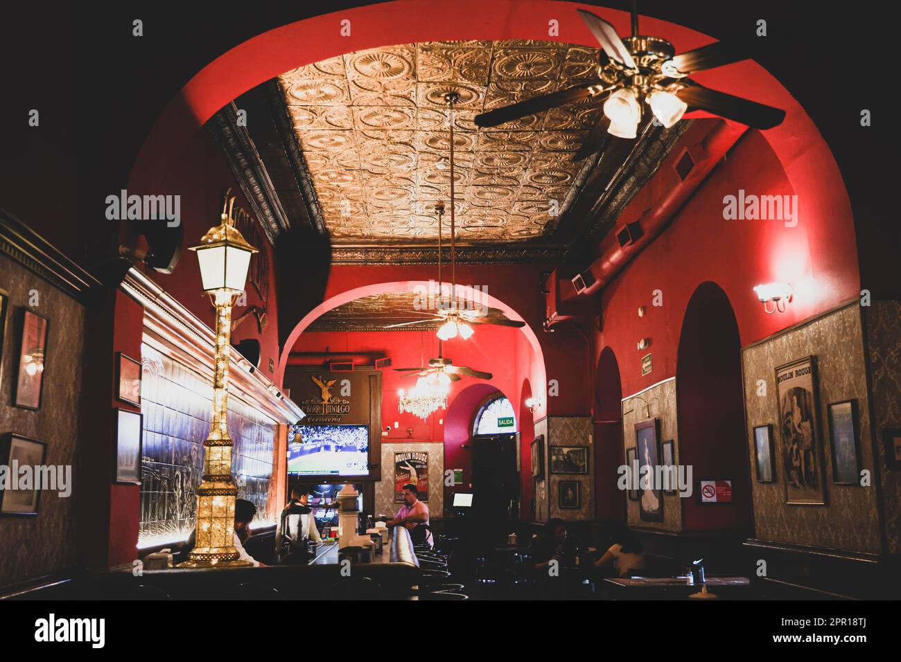 Barra Hidalgo brewery cantina interior in the center of Hermosillo ...