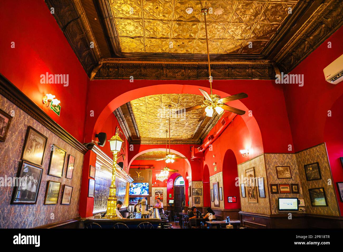 Barra Hidalgo brewery cantina interior in the center of Hermosillo ...