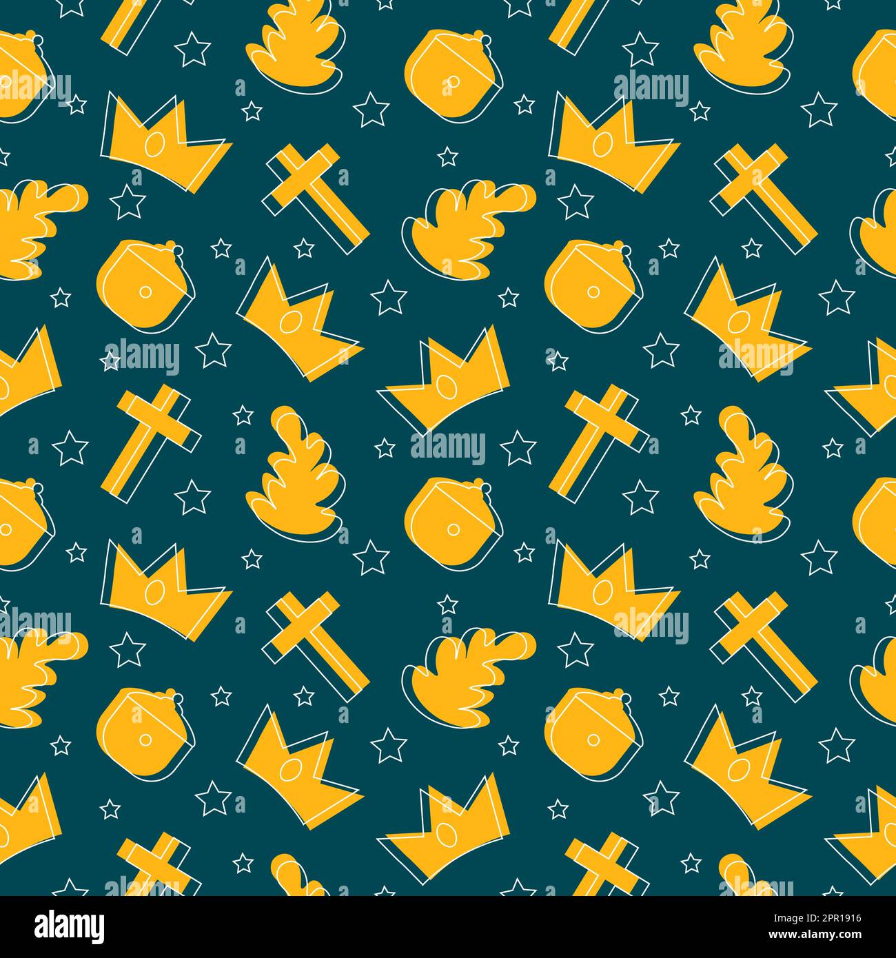 Happy Epiphany Day Seamless Pattern Design Christian Festival to Faith ...