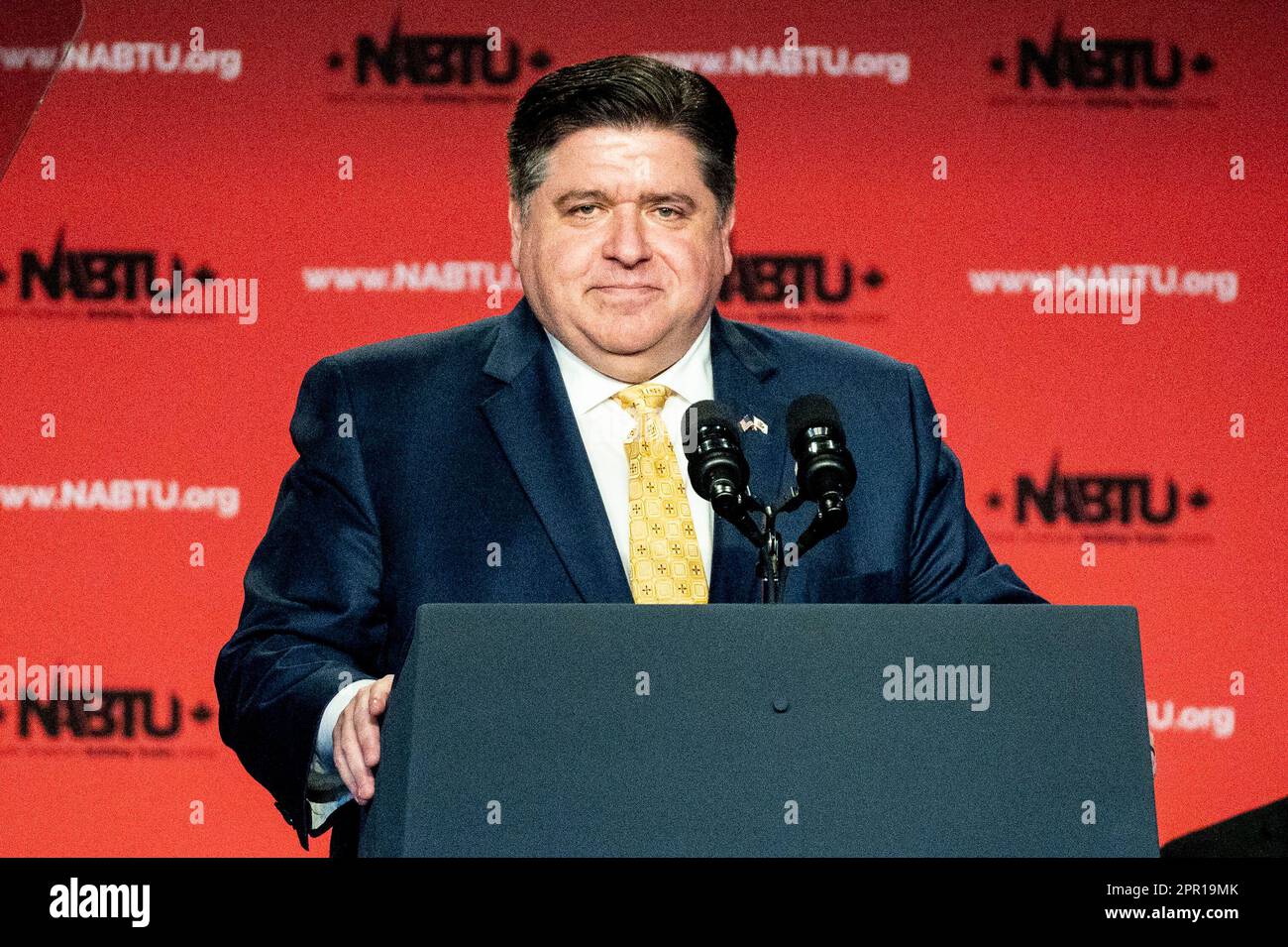 April 25, 2023, Washington, District of Columbia, USA: JB PRITZKER ...