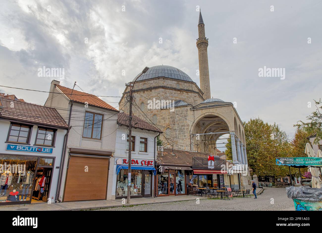Prizren Ottoman Sinan Pasha mosque in Kosovo Stock Photo - Alamy