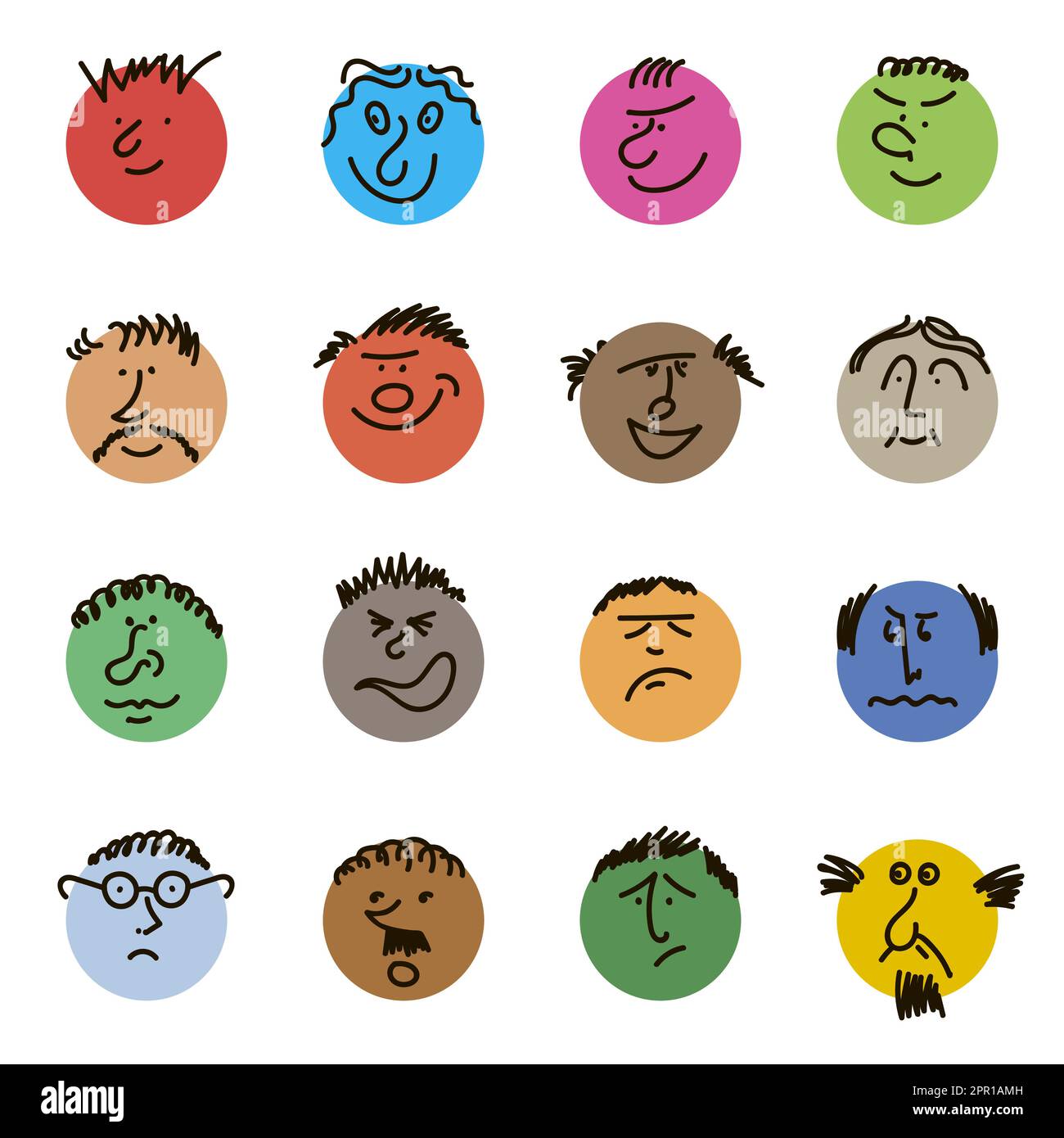Feelings Faces Clip Art