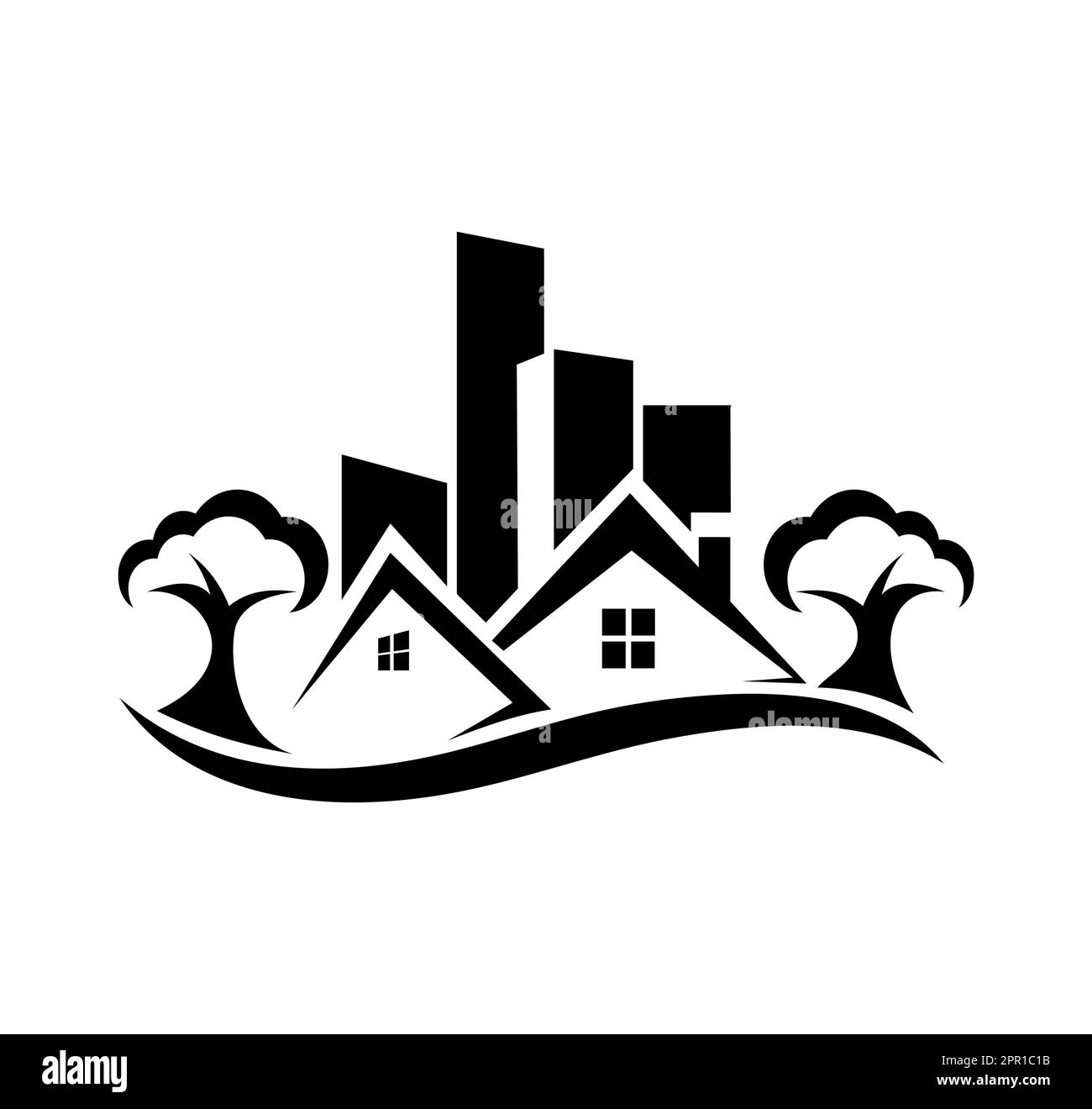 Real estate Vector Illustration Icon Stock Vector Image & Art - Alamy