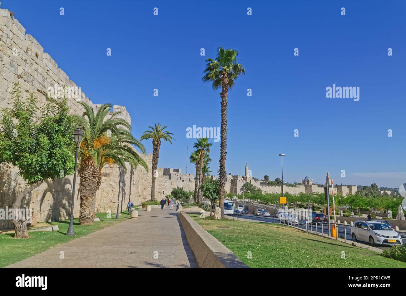 Western edge of the Jerusalem Old City Stock Photo - Alamy