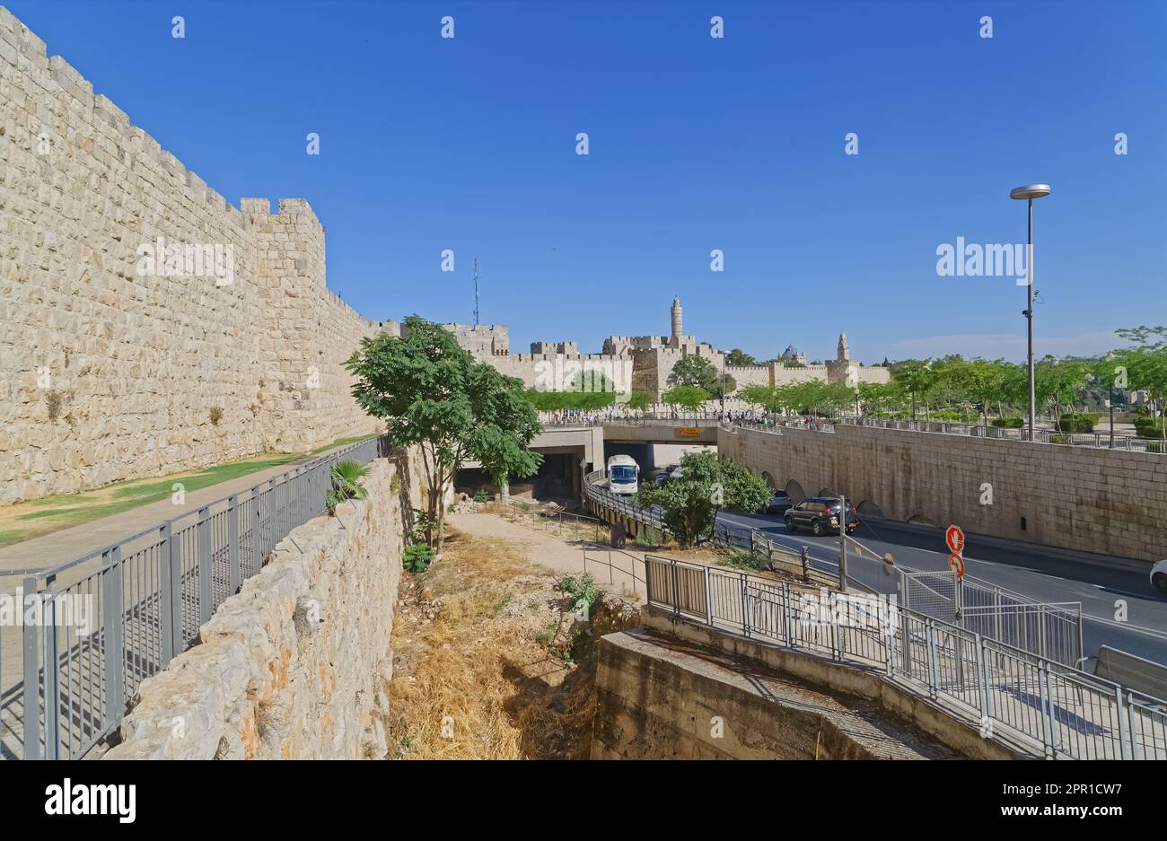 Modern agains history in Jerusalem Stock Photo - Alamy