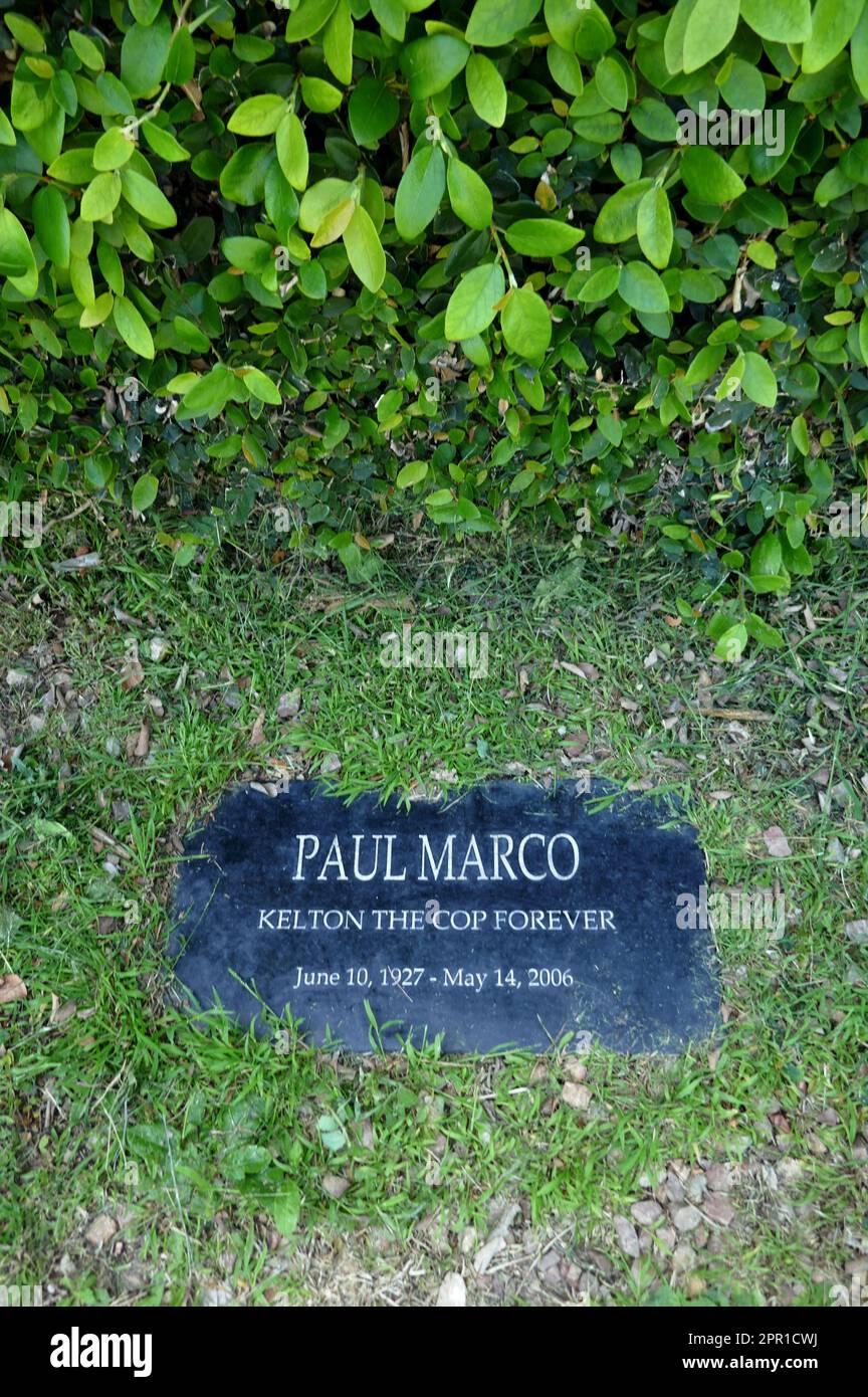 Los Angeles, California, USA 22nd April 2023 Actor Paul Marco Grave at Hollywood Forever ...