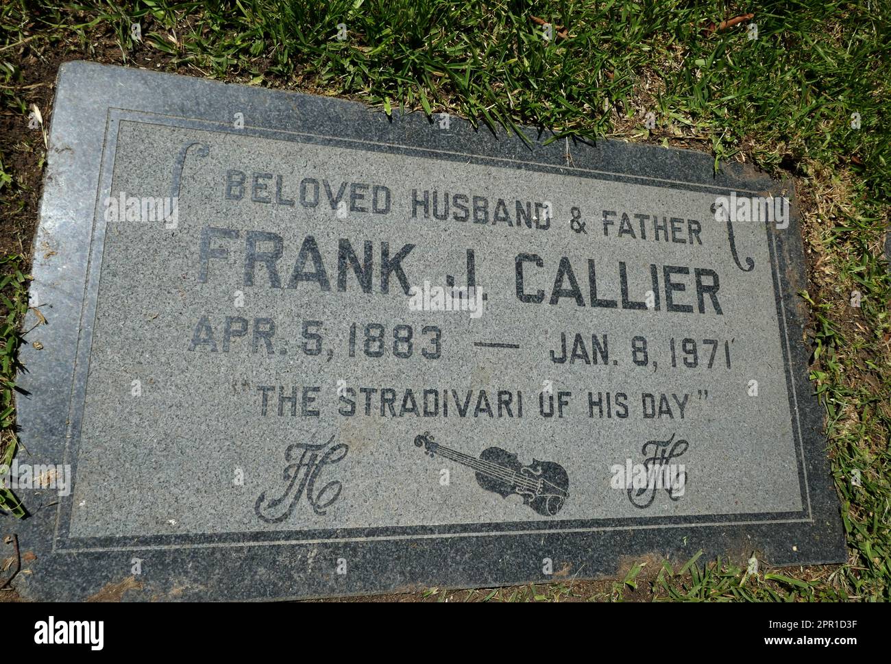 Los Angeles, California, USA 22nd April 2023 Violin Maker Frank J ...