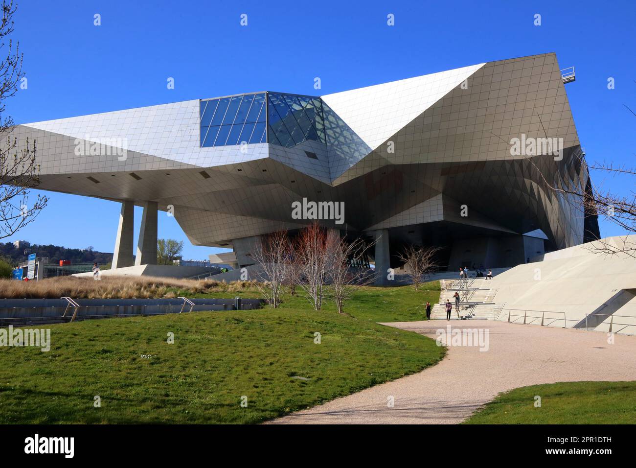 Musée des Confluences, 86 Quai Perrache, Lyon, France. Backyard of a ...