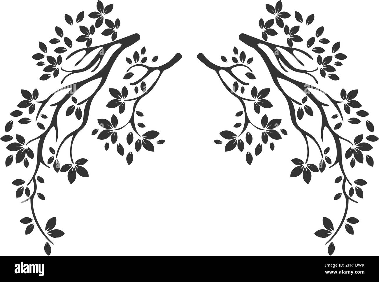 Willow icon logo design Stock Vector Image & Art - Alamy