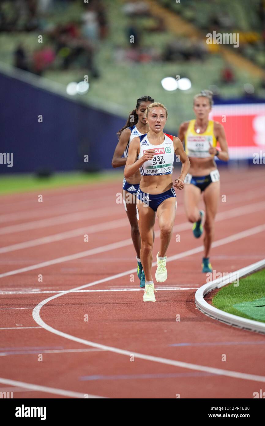 Alessia Zarbo participating in the 10.000 meters at the 2022 European ...