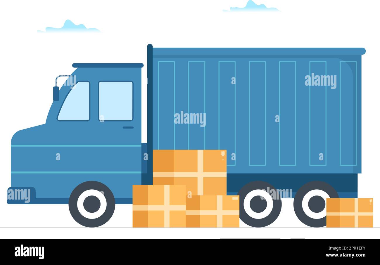 Self Storage of Cardboard Boxes Filled with Unused Items in Mini ...