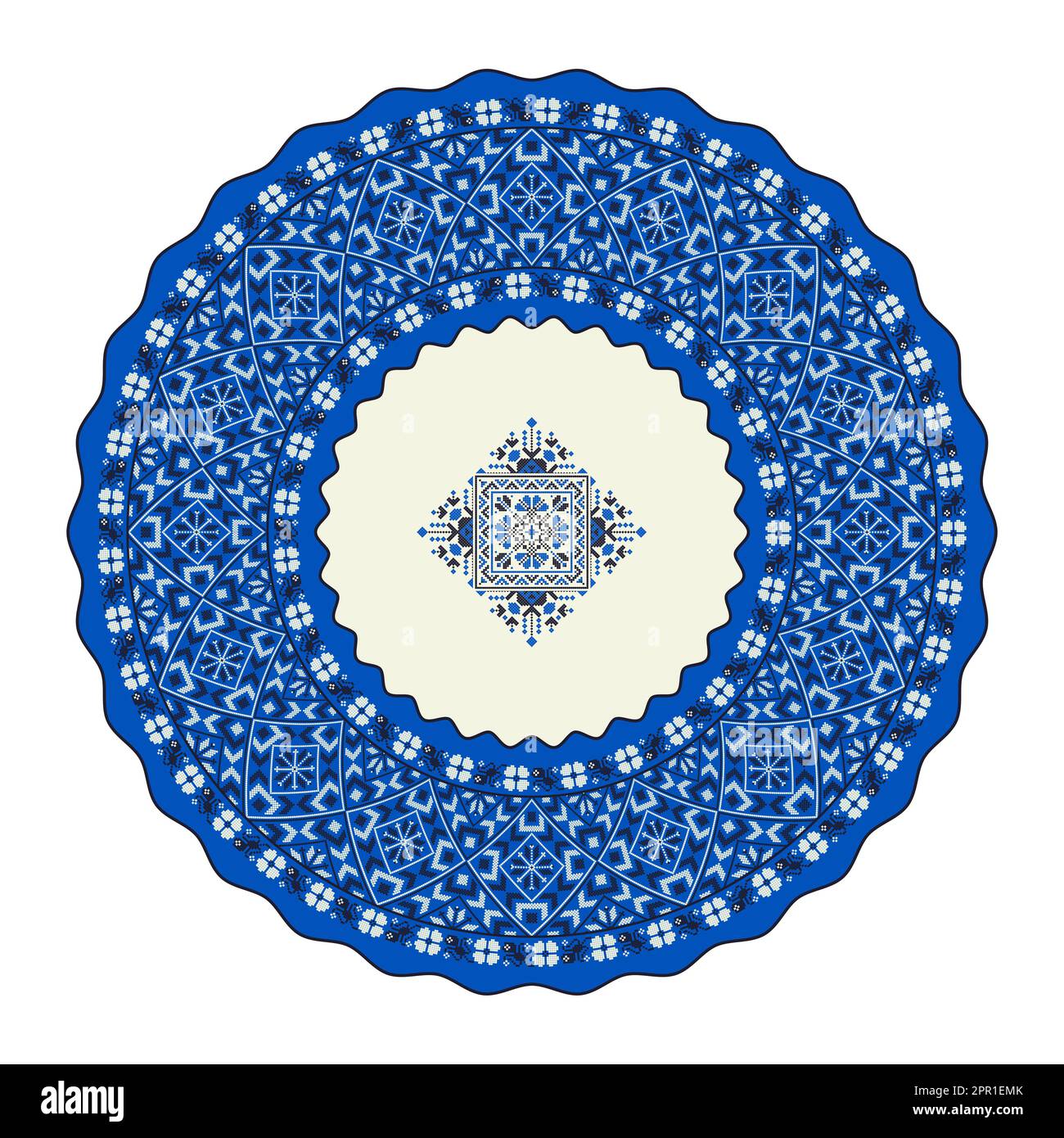 Romanian round design element 25 Stock Vector Image & Art - Alamy