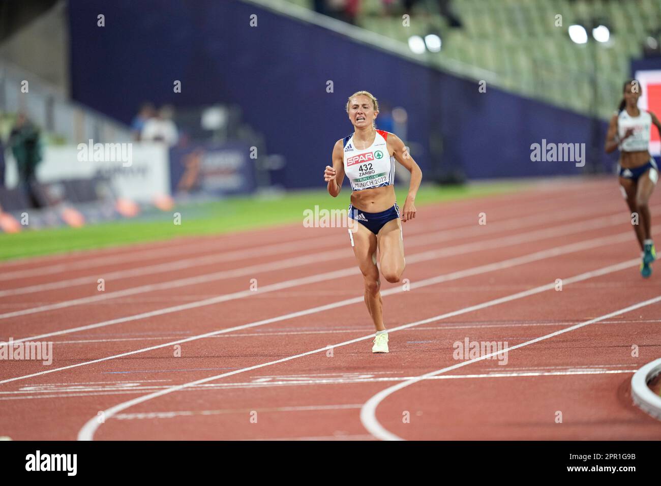 Alessia Zarbo participating in the 10.000 meters at the 2022 European ...