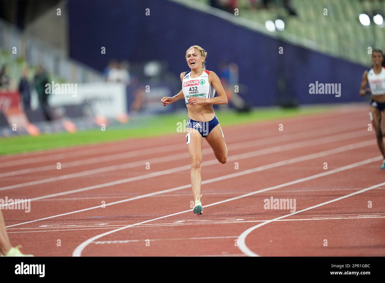 Alessia Zarbo participating in the 10.000 meters at the 2022 European ...