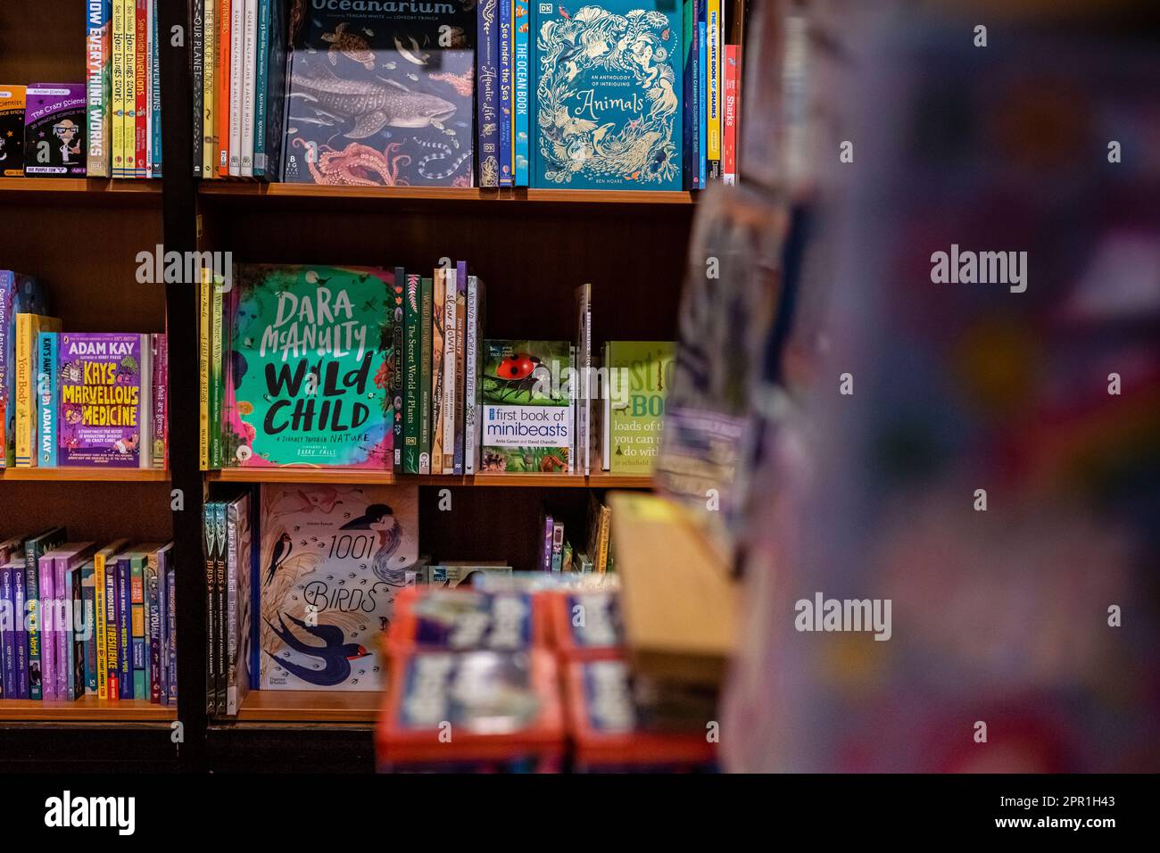 Childrens book section hi-res stock photography and images - Alamy