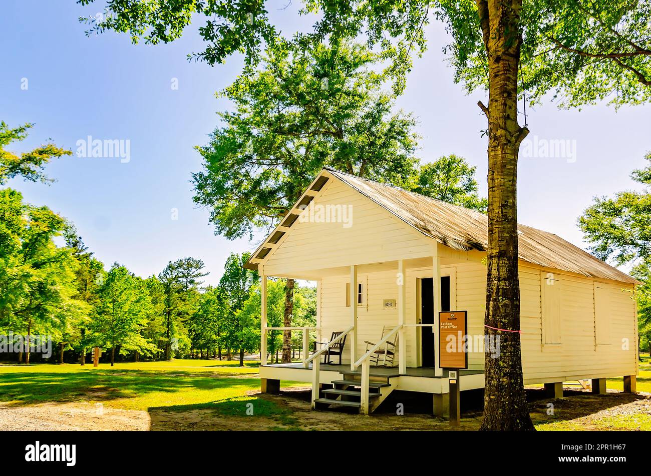 Latham Post Office is pictured in Baldwin County Bicentennial Park ...
