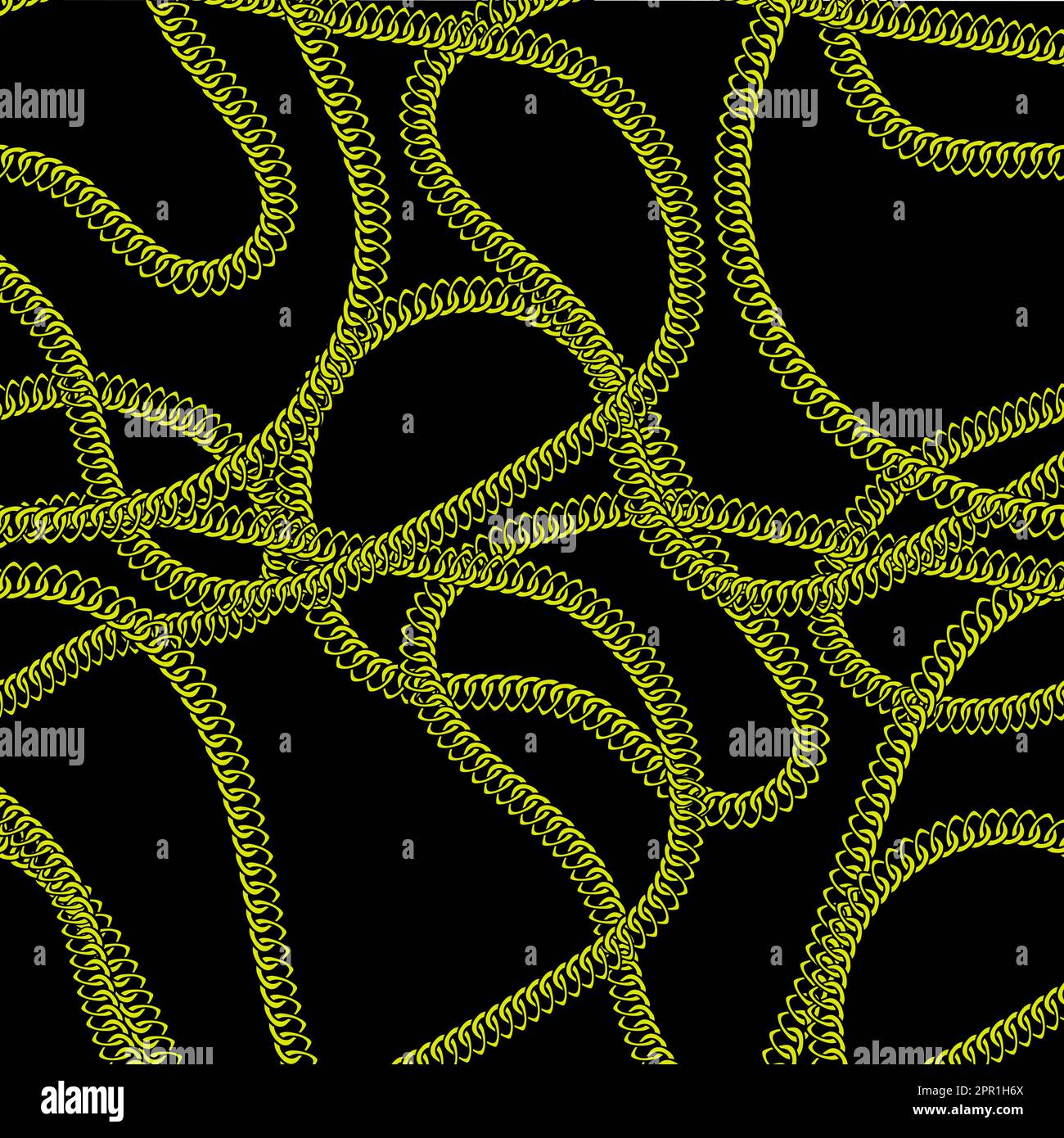 Gold pattern with hand drawn chain. Perfect for wallpapers, web page ...