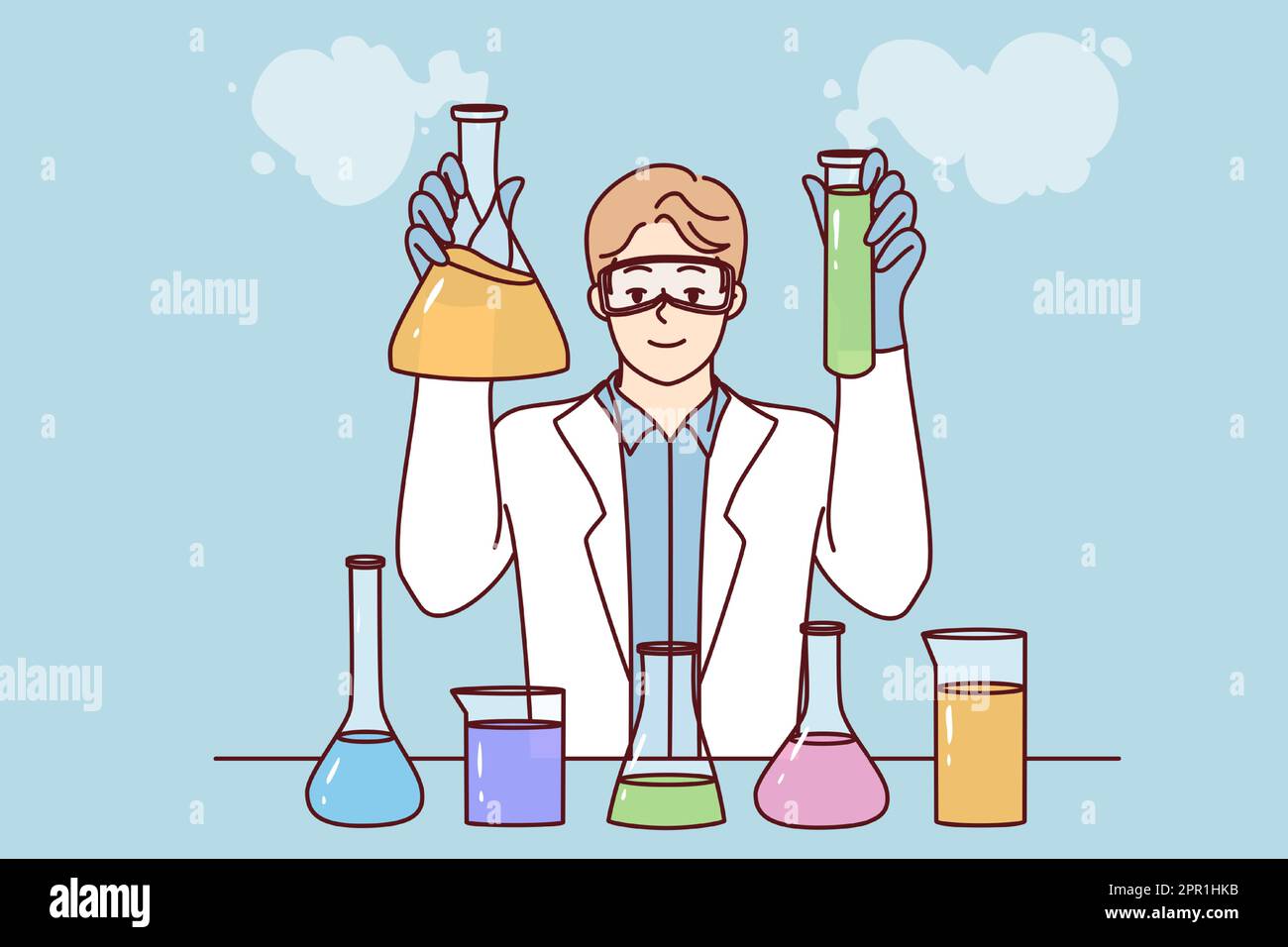 Researcher person Stock Vector Images - Alamy