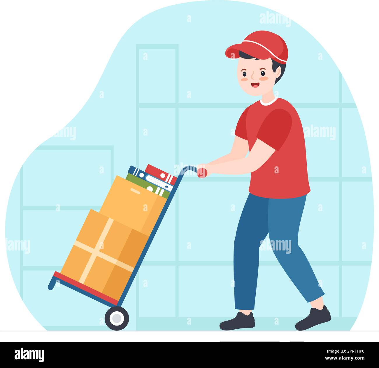 Self Storage of Cardboard Boxes Filled with Unused Items in Mini ...