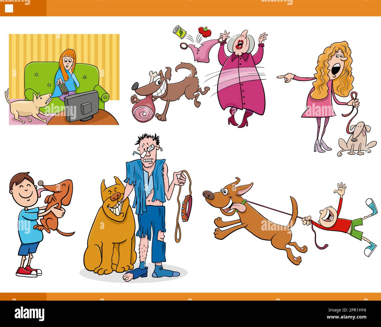Bad owners Stock Vector Images - Alamy