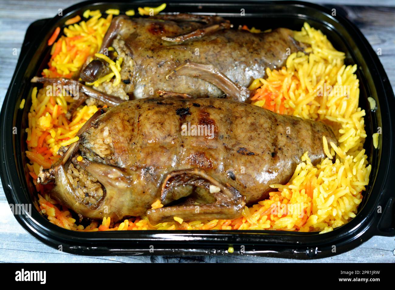 Egyptian Hamam Mahshi stuffed squab, Arabic cuisine, Egyptian ...