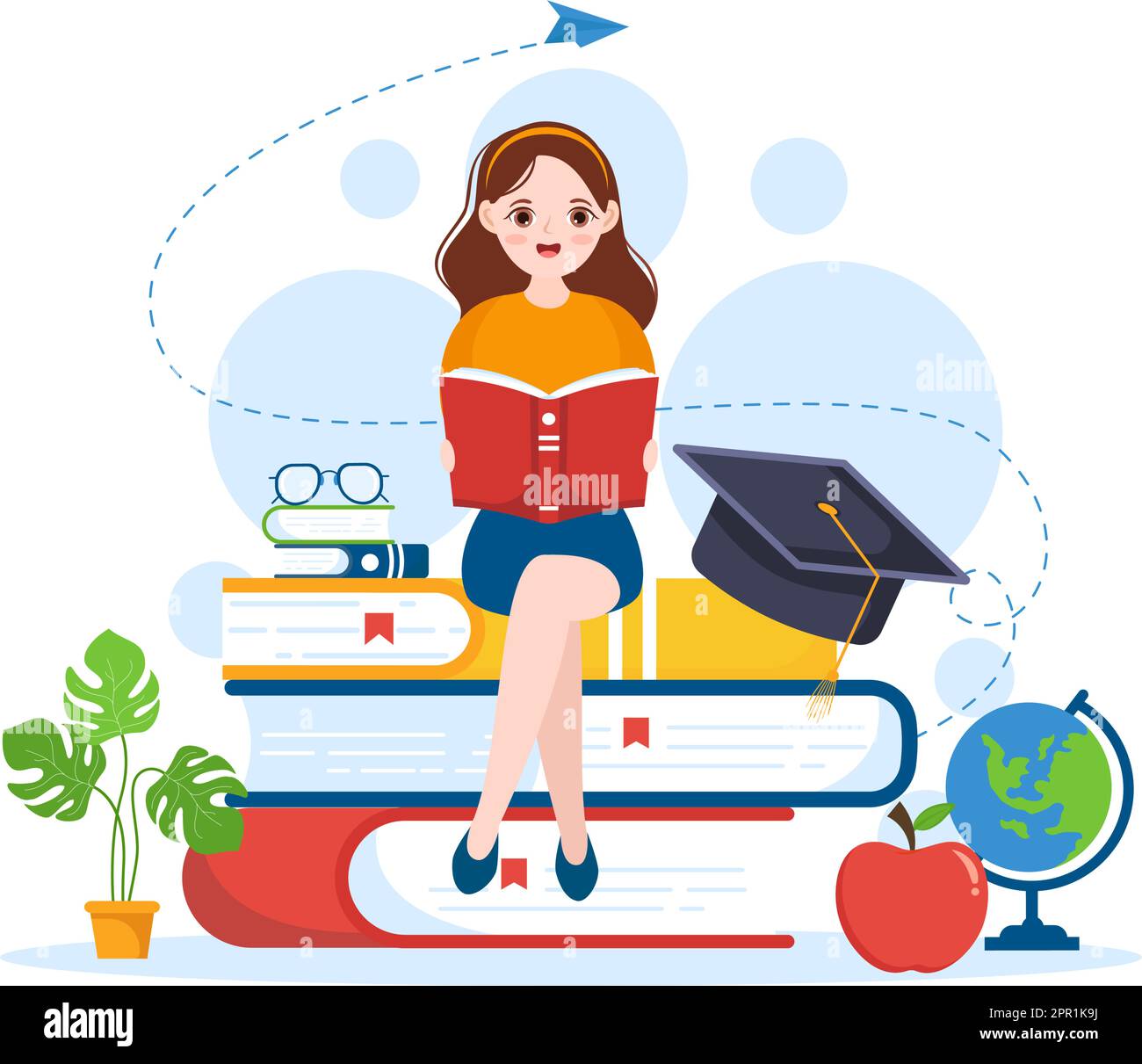Education and knowledge Books for Learning Suitable for poster, Web and ...