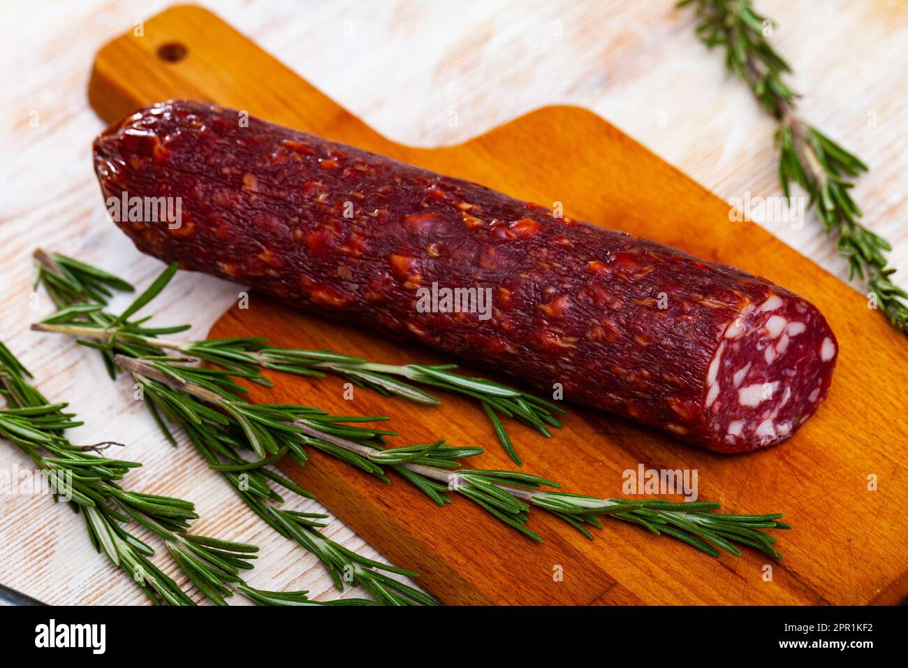 Braunschweiger sausage, traditional german sausage Stock Photo - Alamy