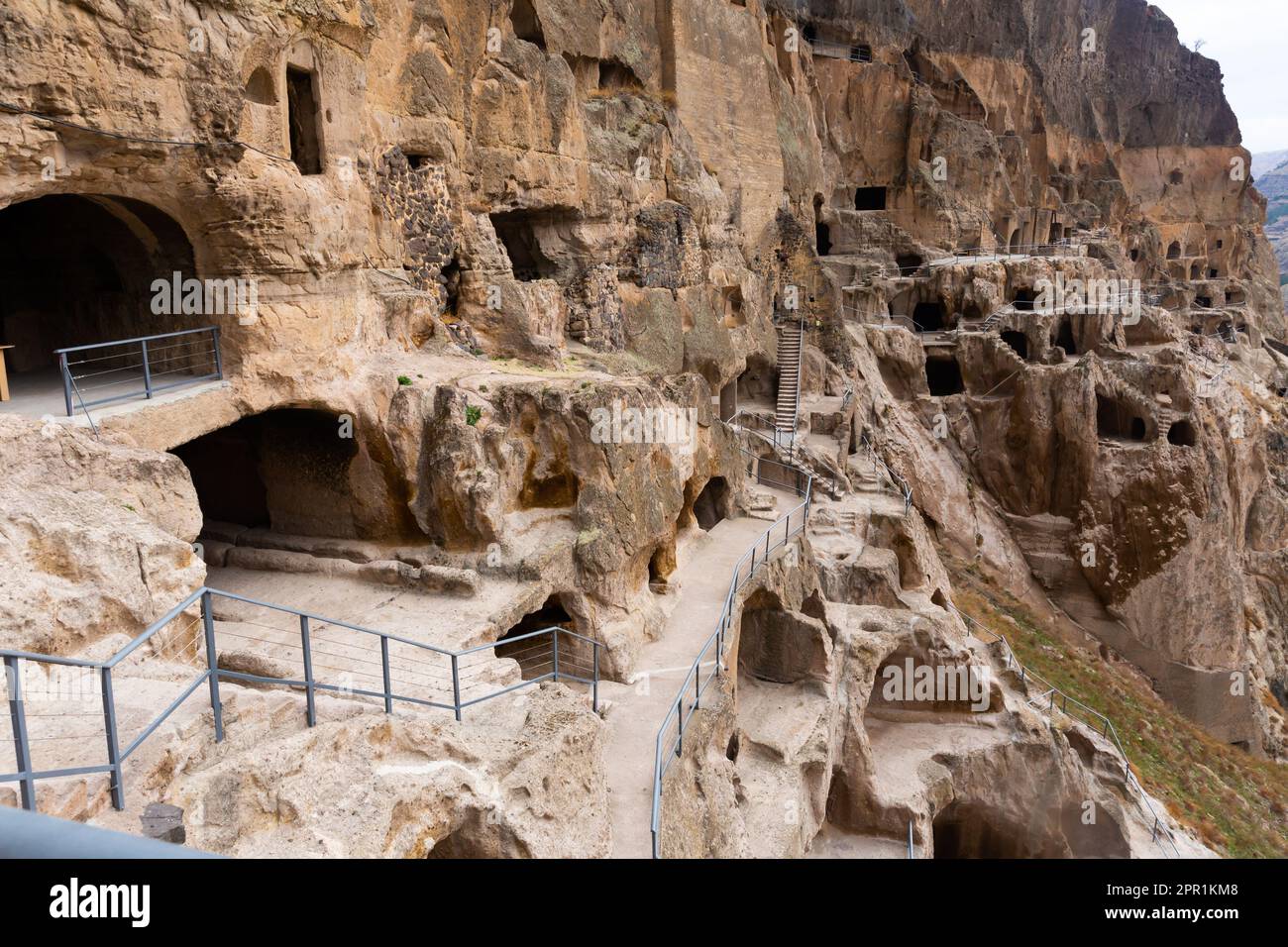 Vardzia ancient cave city carved into the rock - famous attraction of ...