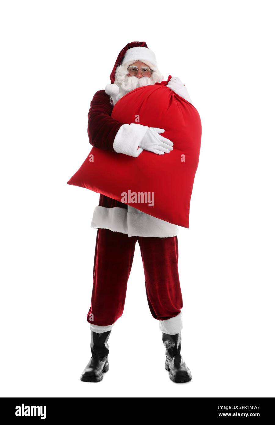 Santa claus big sack Cut Out Stock Images & Pictures - Alamy