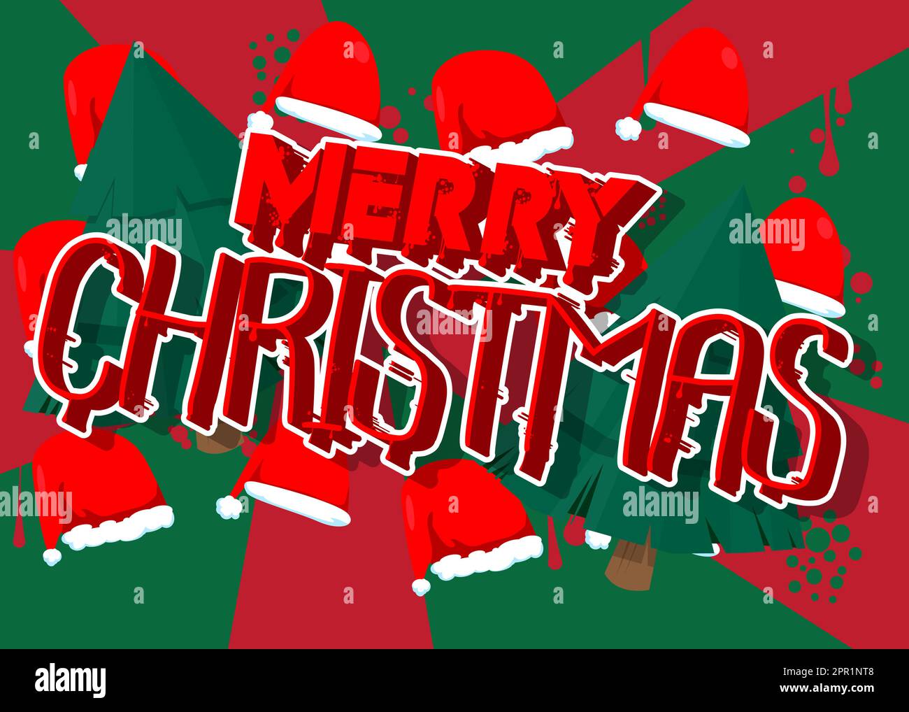 Santa graffiti Stock Vector Images - Alamy