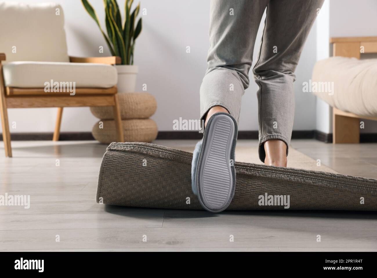 Woman tripping over hi-res stock photography and images - Alamy