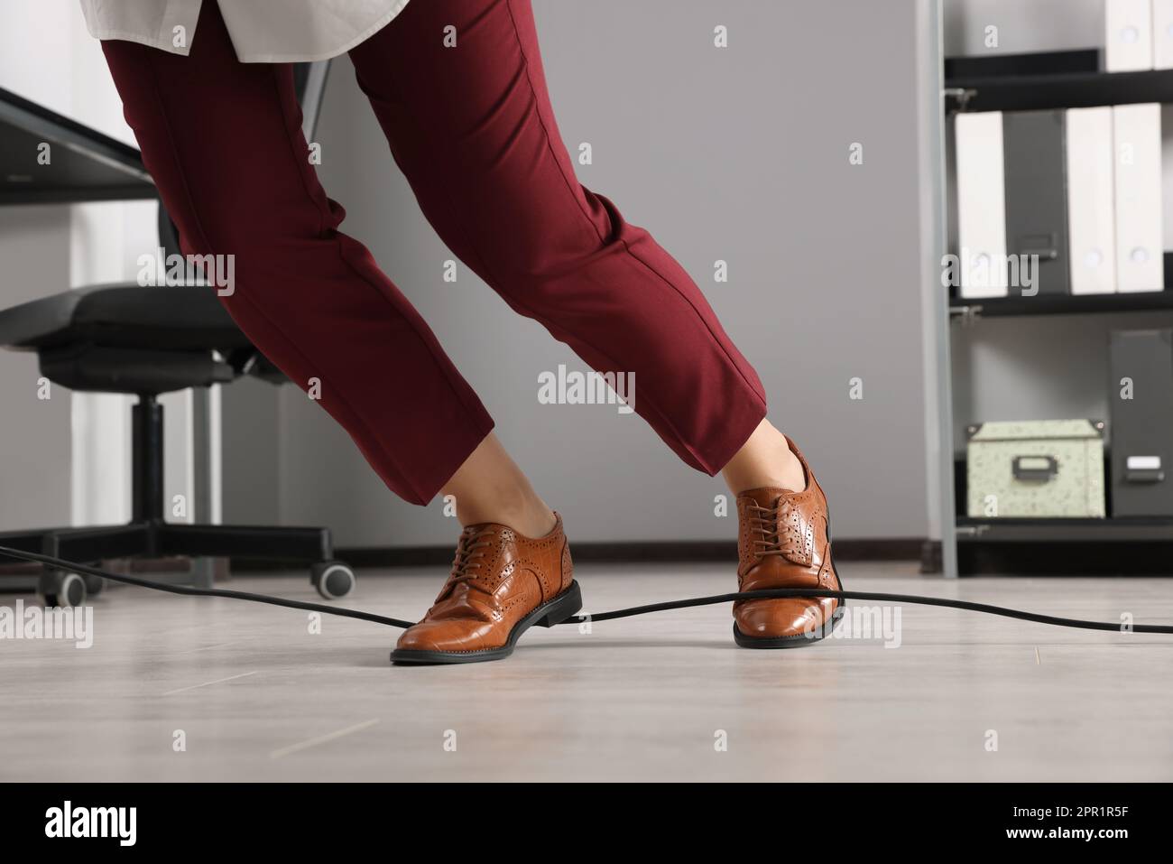 Trip hazard cable hi-res stock photography and images - Alamy