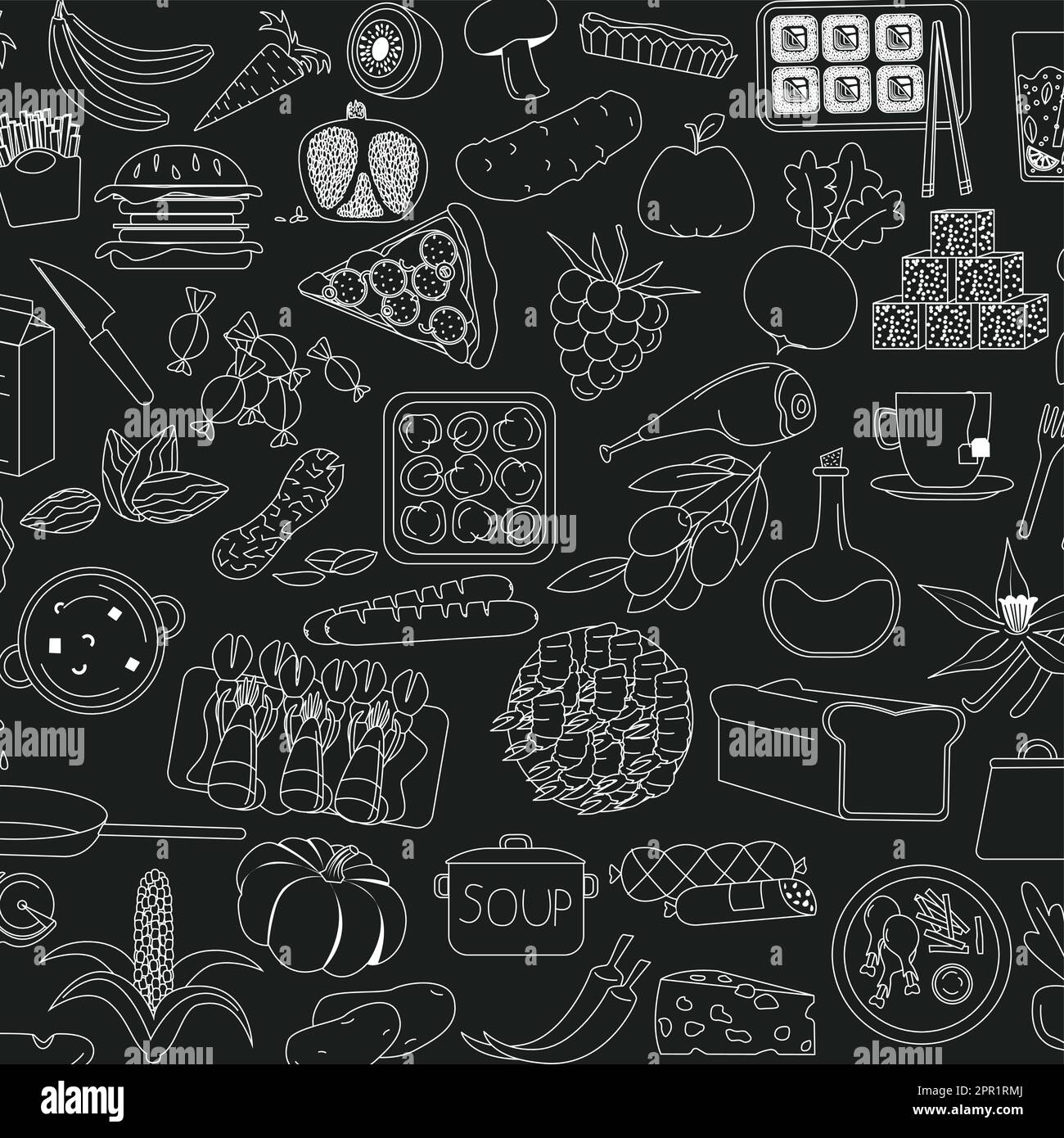 Bread onion egg Black and White Stock Photos & Images - Alamy