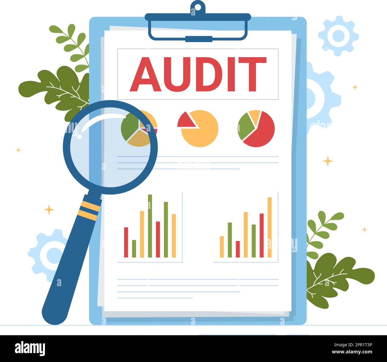 Business Audit of Documents with Charts, Accounting, Calculations and ...