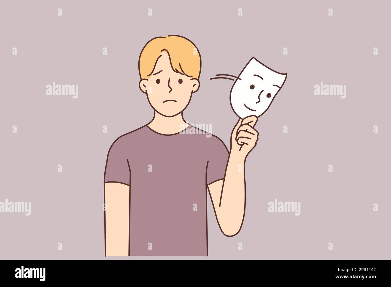 Smiling face off Stock Vector Images - Alamy