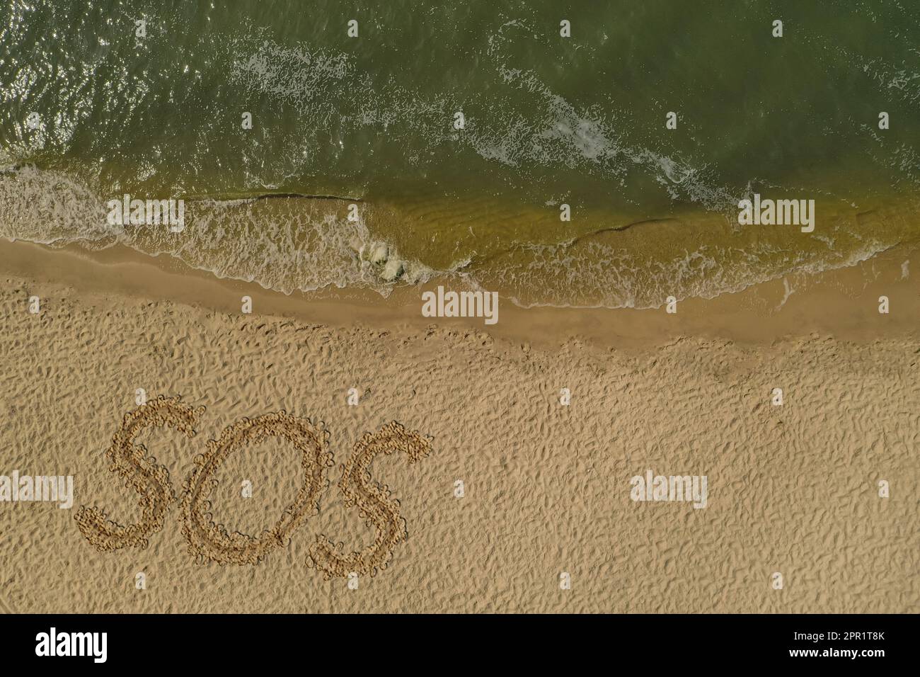 Aerial view sandy beach smooth hi-res stock photography and images - Alamy