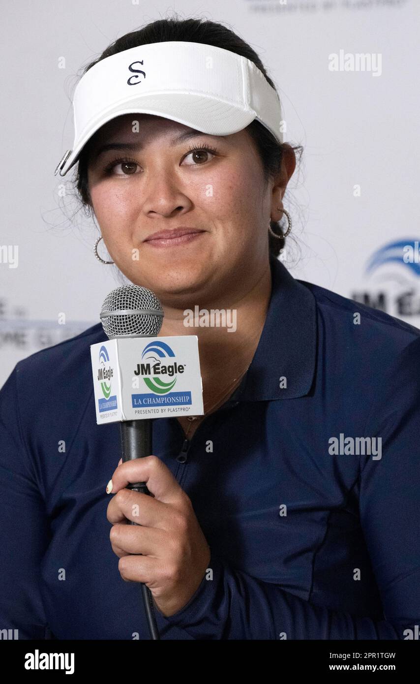 Los Angeles, California, USA. 25th Apr, 2023. LPGA player Lilian Vu ...
