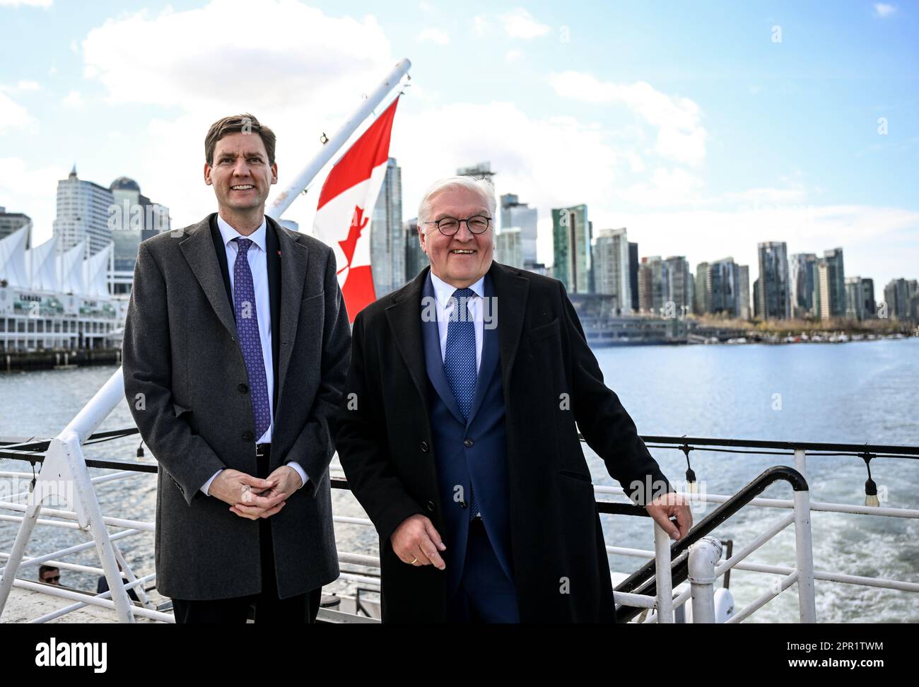 Vancouver, Canada. 25th Apr, 2023. German President Frank-Walter ...