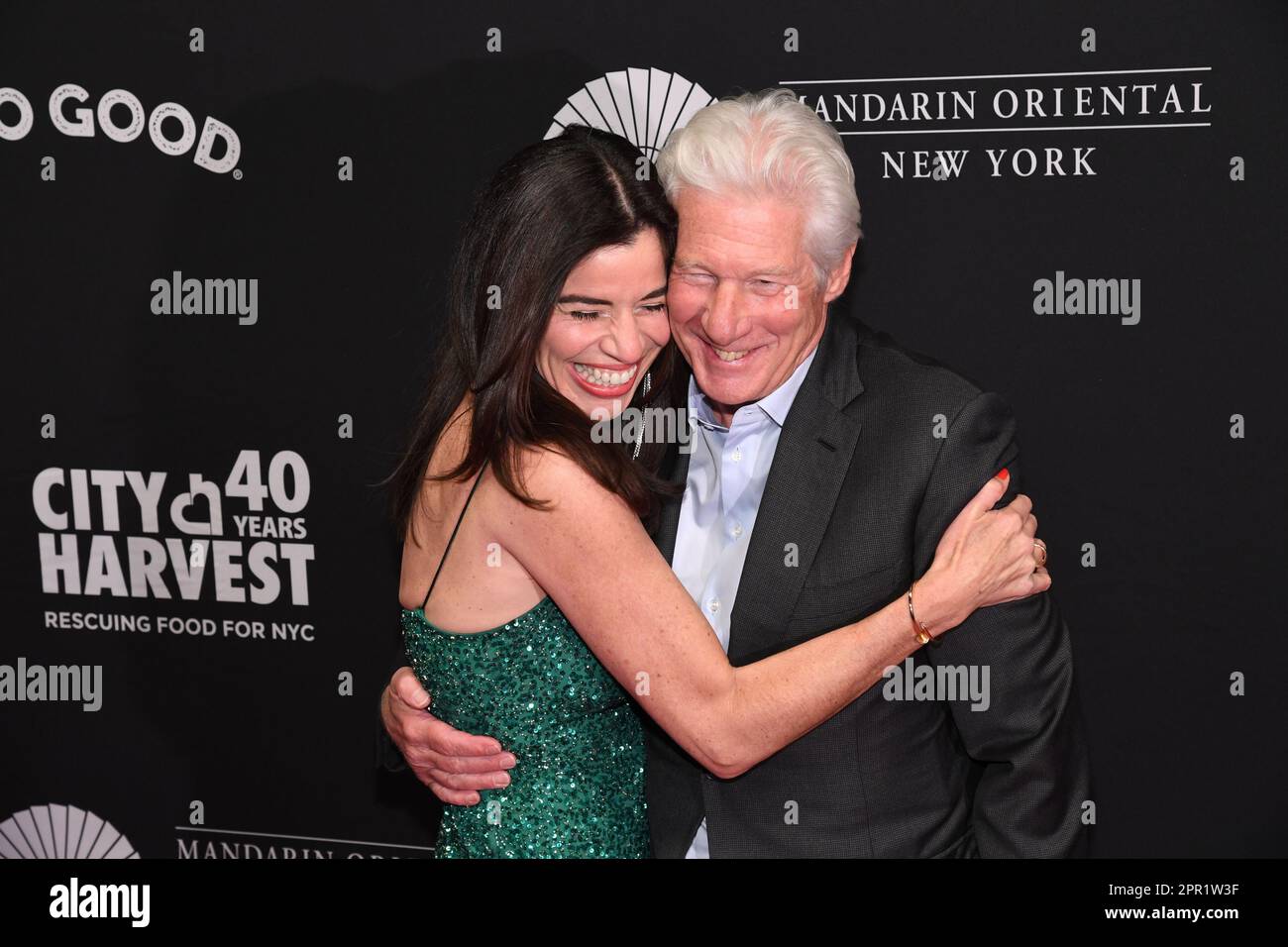 New York, USA. 25th Apr, 2023. Richard Gere and Sandra Ripert attend ...