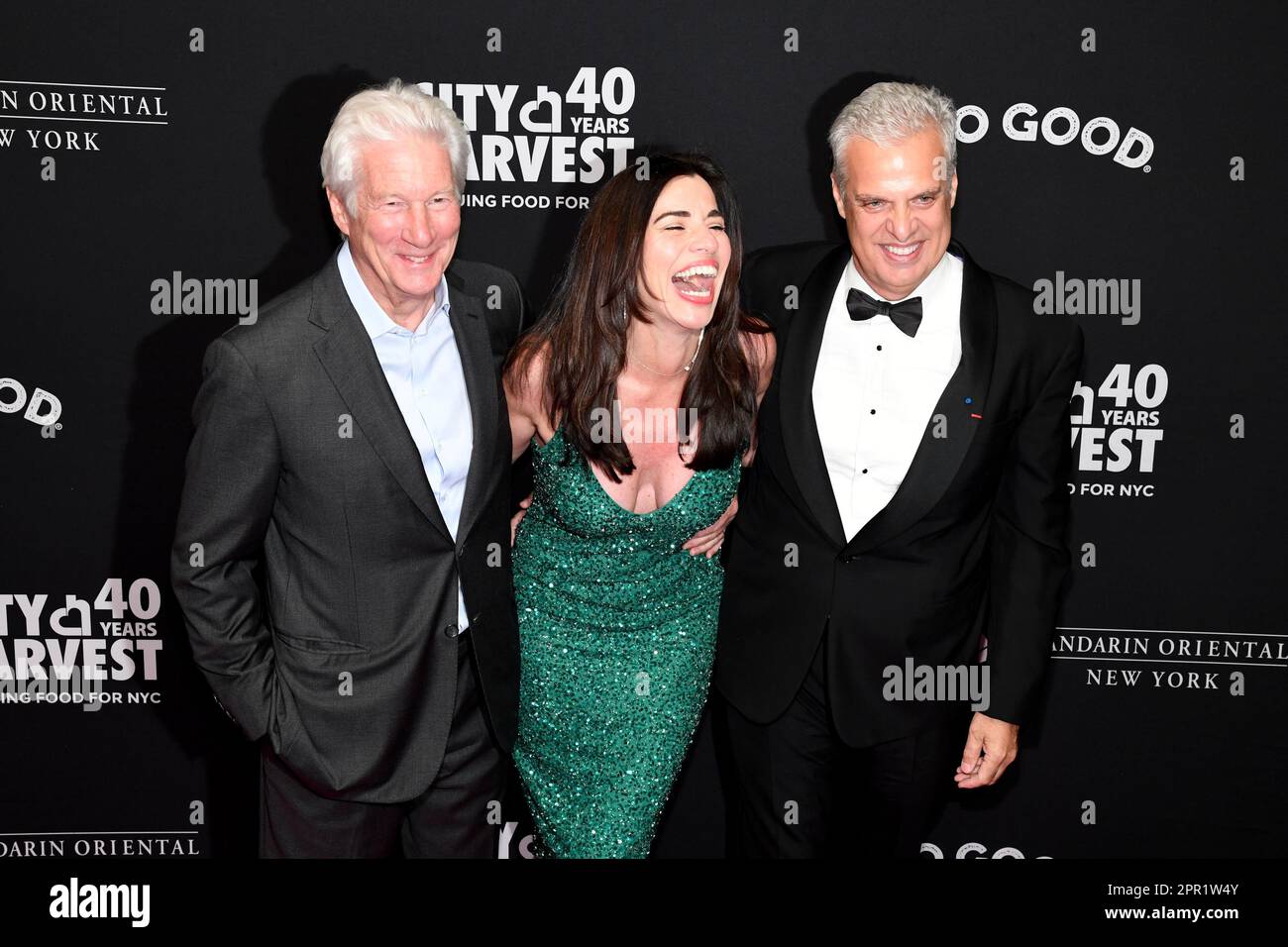 New York, USA. 25th Apr, 2023. Richard Gere, Sandra Ripert and Eric ...