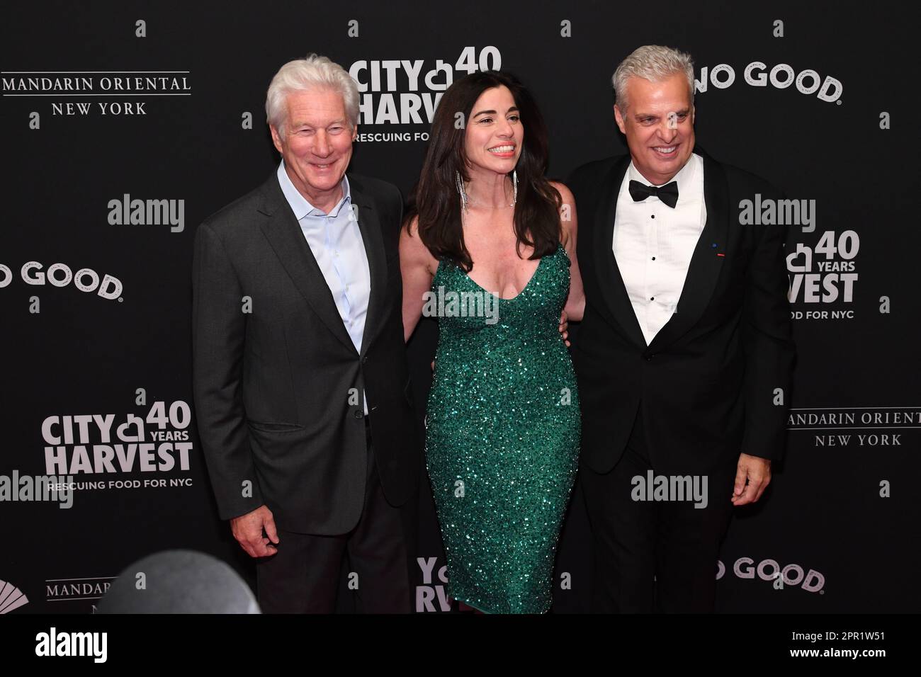New York, USA. 25th Apr, 2023. Richard Gere, Sandra Ripert and Eric ...