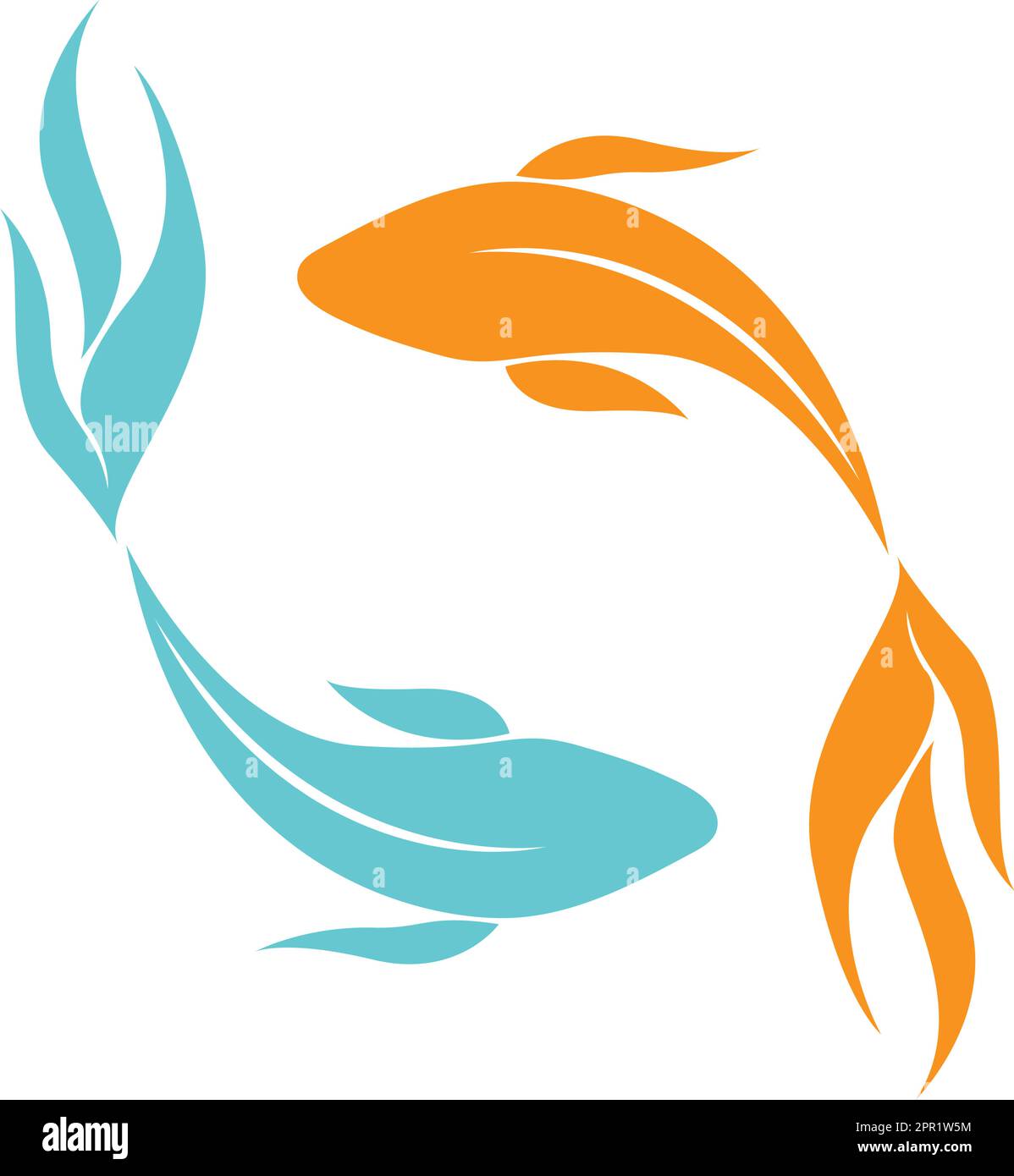 Goldfish icon logo design Stock Vector Image & Art - Alamy